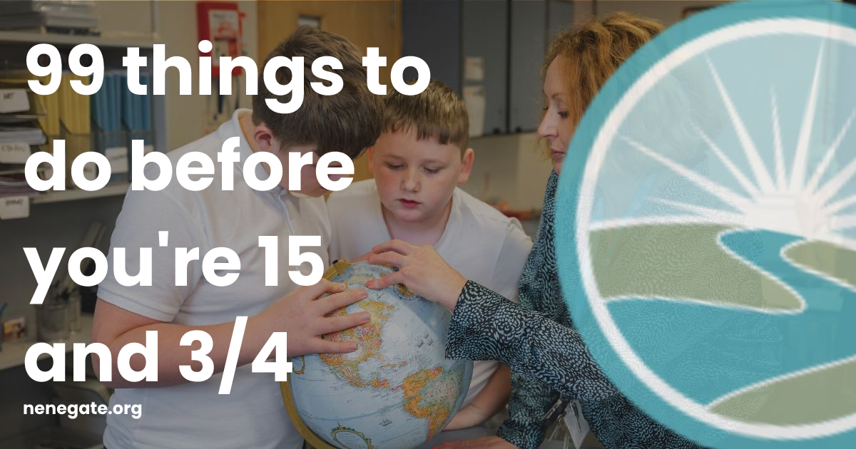 99 things to do before you're 15 and 3/4 | NeneGate School